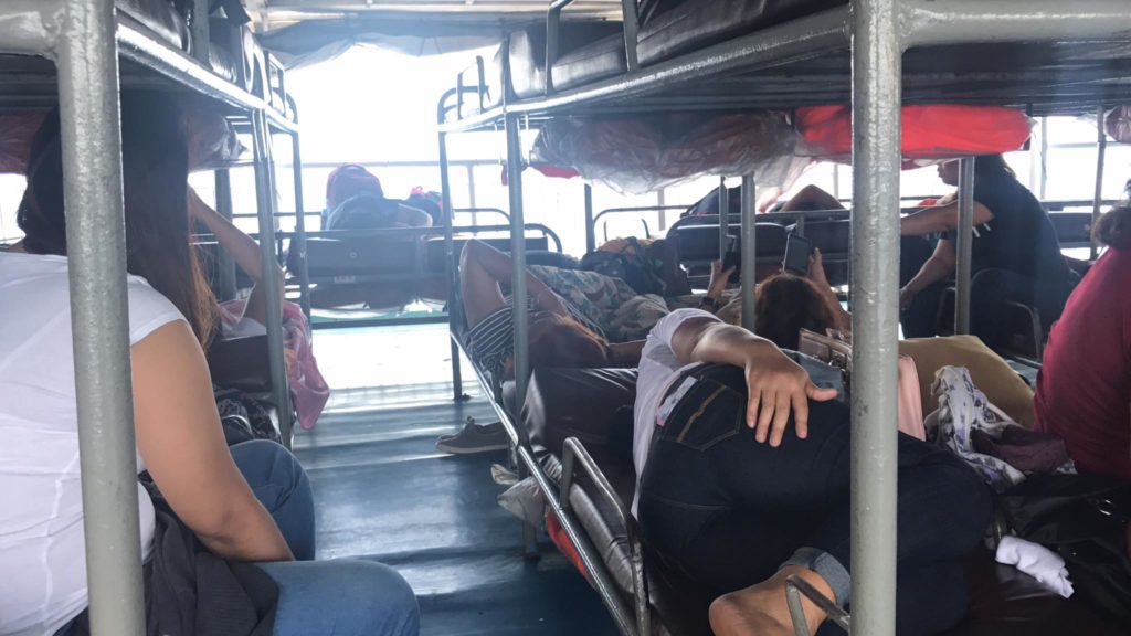 Passengers frustrated at slow rescue of stranded M/V Georich | Cebu ...