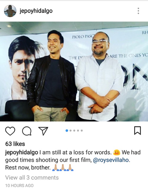 Writer-director Roy Sevilla Ho found dead | Cebu Daily News