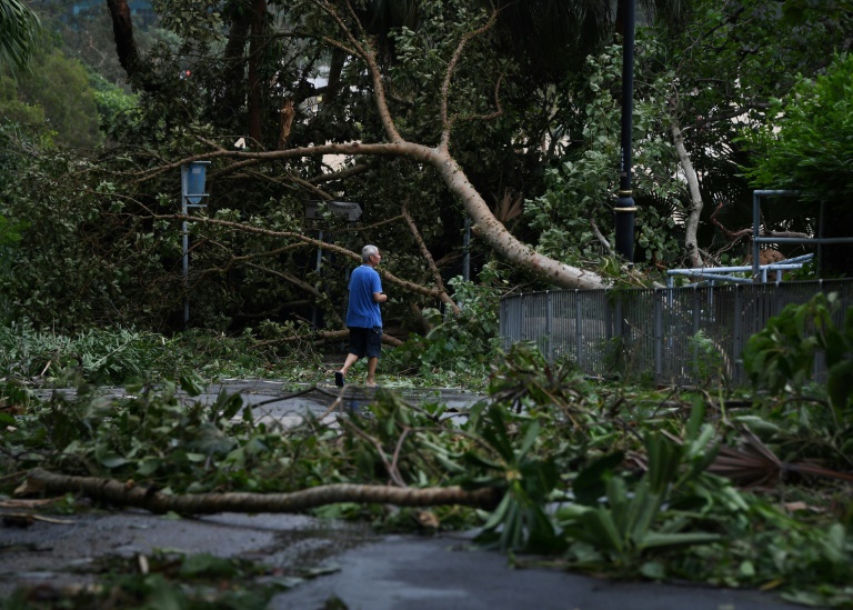 Hong Kong starts massive cleanup after typhoon chaos | Cebu Daily News