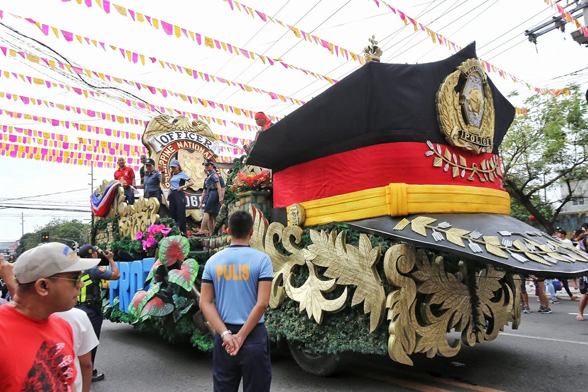 Police have got the groove, too; dance in the Sinulog dance parade for ...