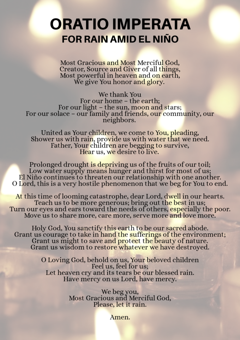 Cebu archdiocese issues Oratio Imperata for rain | Cebu Daily News