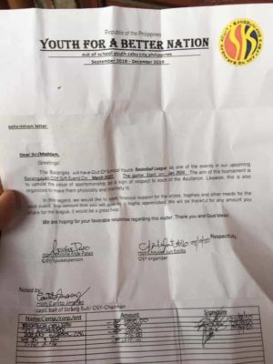 Cebu City SK Federation denies solicitation for a basketball league ...