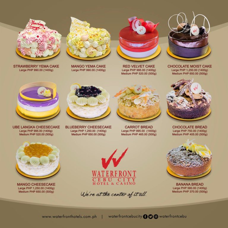 You'll want more than a piece of Waterfront Cebu's signature cakes ...