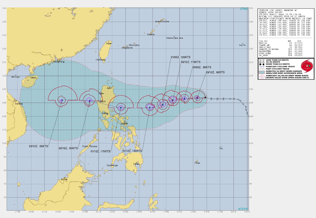 US weather bureau predicts ‘Rolly’ may intensify into super typhoon ...