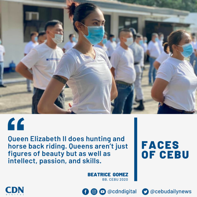 FACES OF CEBU: Beatrice Gomez, 25, beauty queen and Philippine Navy ...