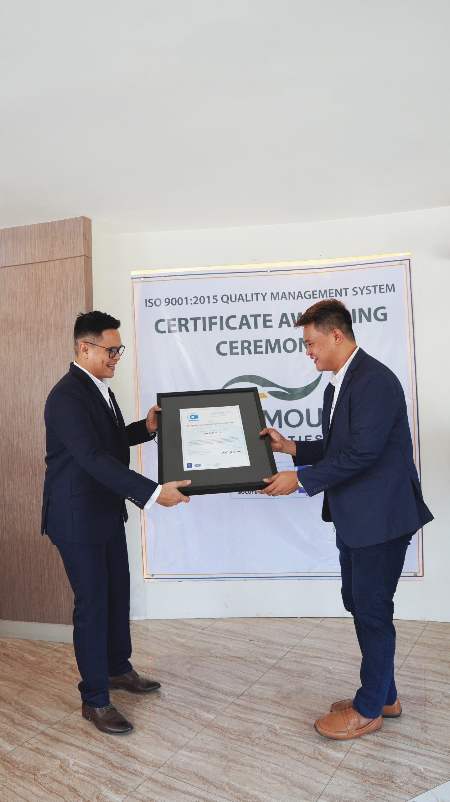 Paramount Property Ventures Inc gains ISO Certification for Quality ...