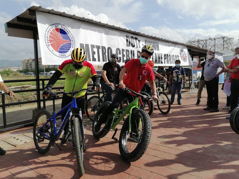 IN PHOTOS: Bike lane in Cebu City SRP | Cebu Daily News