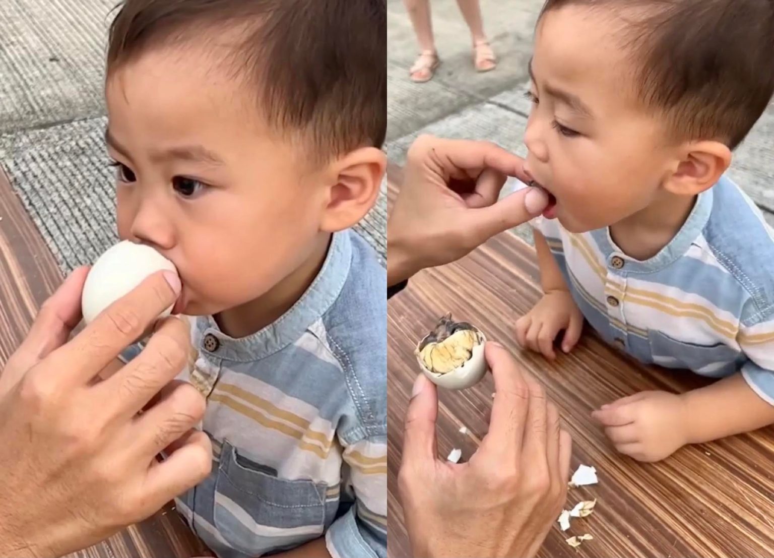 Scottie boo on his first 'balut' bite: 'Yummy!' | Cebu Daily News
