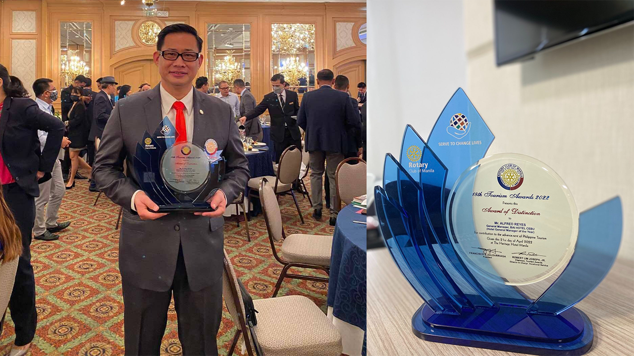 bai Hotel Cebu's General Manager Alfred Reyes awarded as Hotel GM of the Year | Cebu Daily News