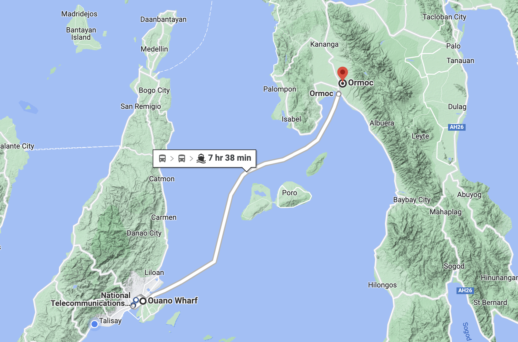 BREAKING: Ormoc-bound roro stuck in Mactan Channel for 7 hours
