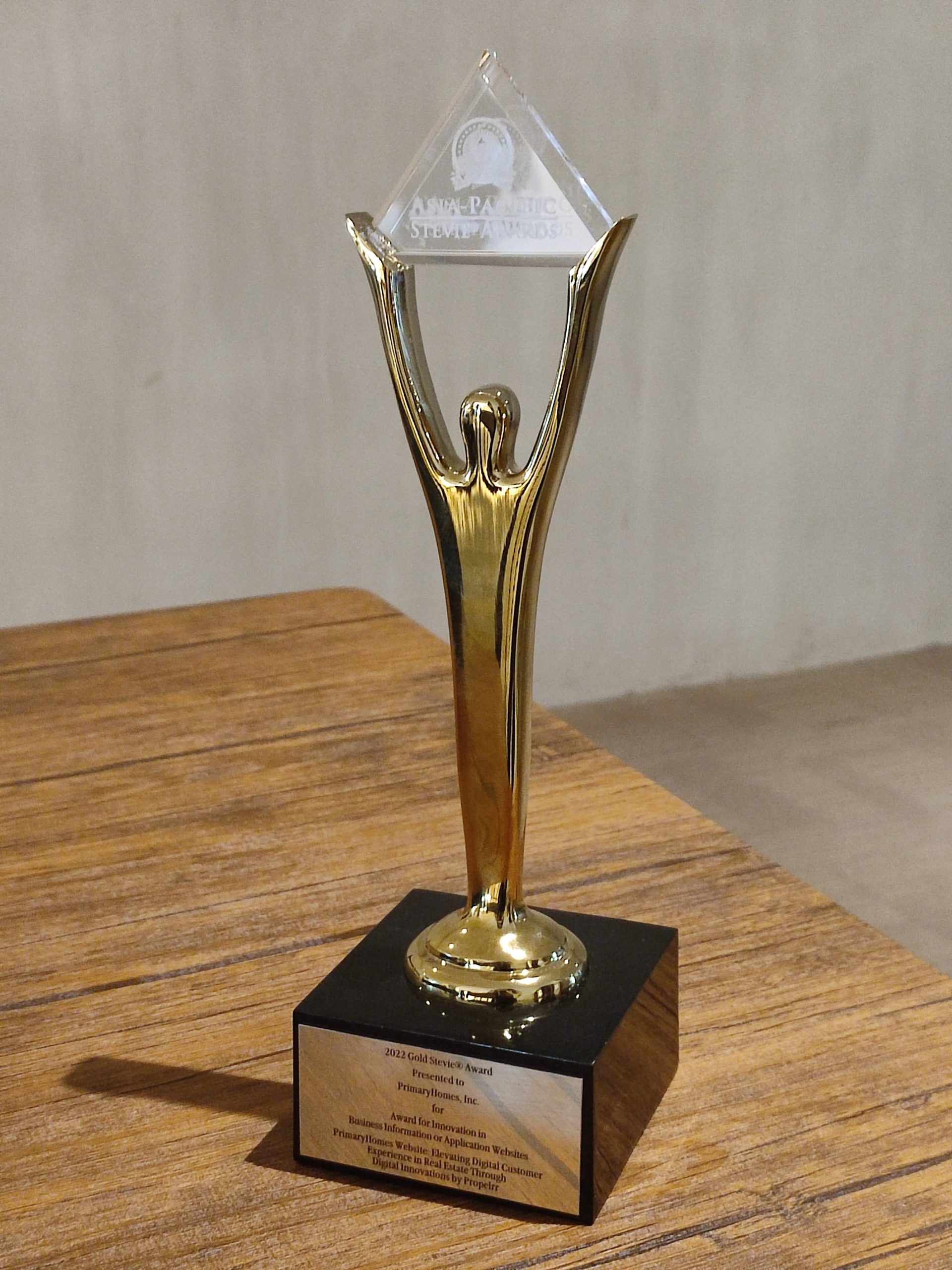 Primary Homes Inc awarded gold by prestigious business awards body ...