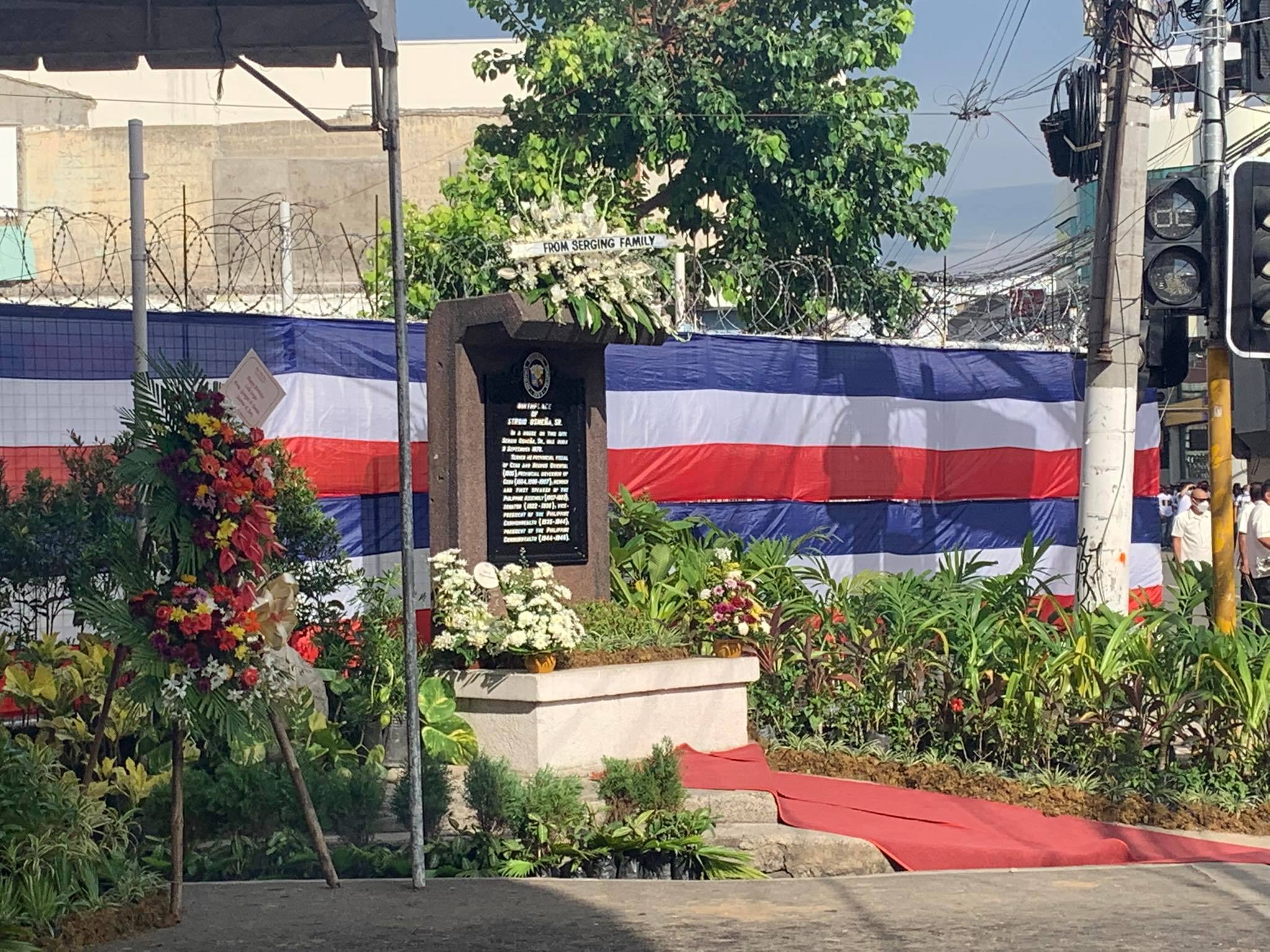 Rama wants interim "Don Sergio Osmeña, Sr. Park" in downtown Cebu City ...