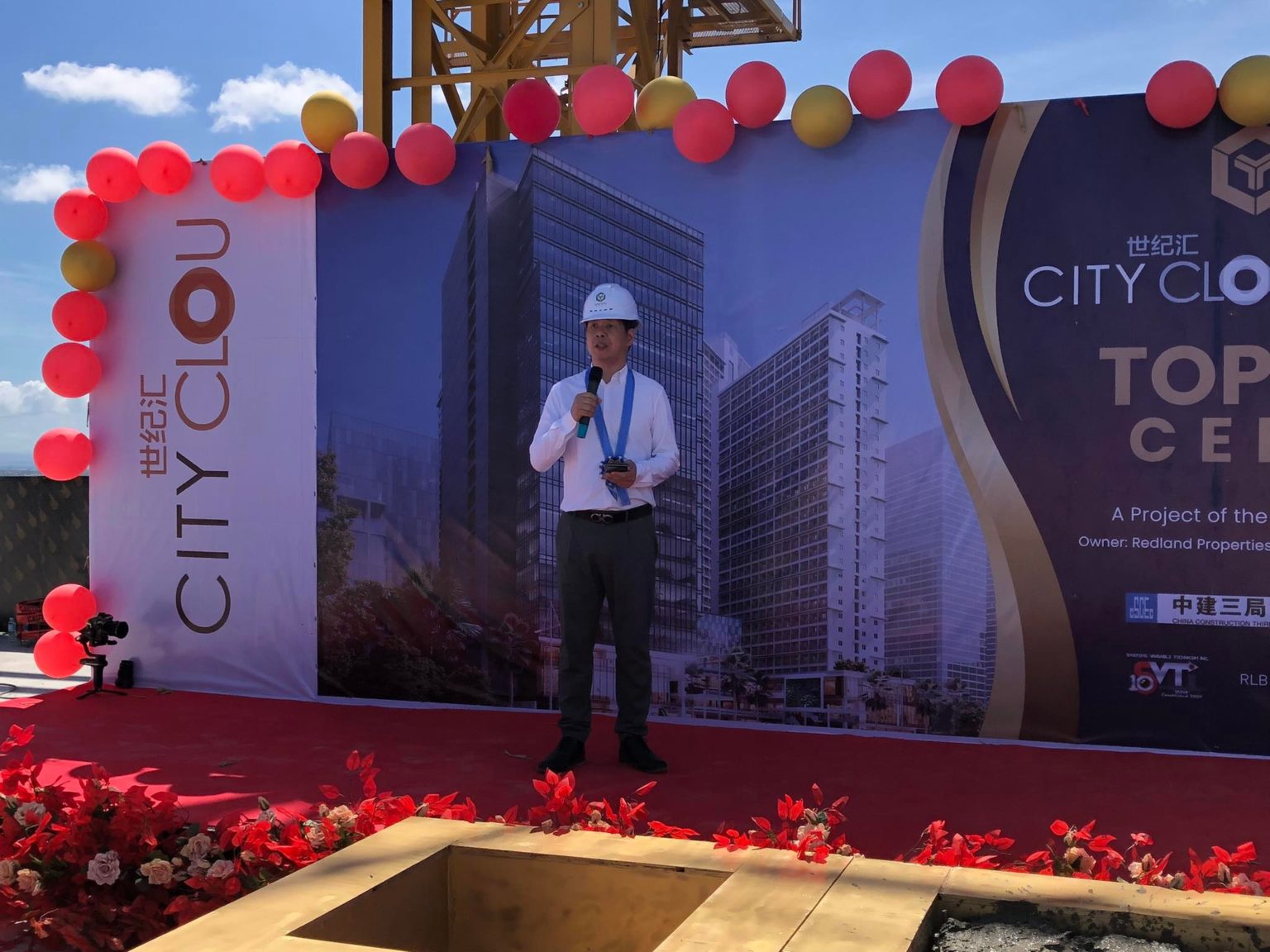 Golden Topper completes topping off of City Clou Office Tower in Cebu ...