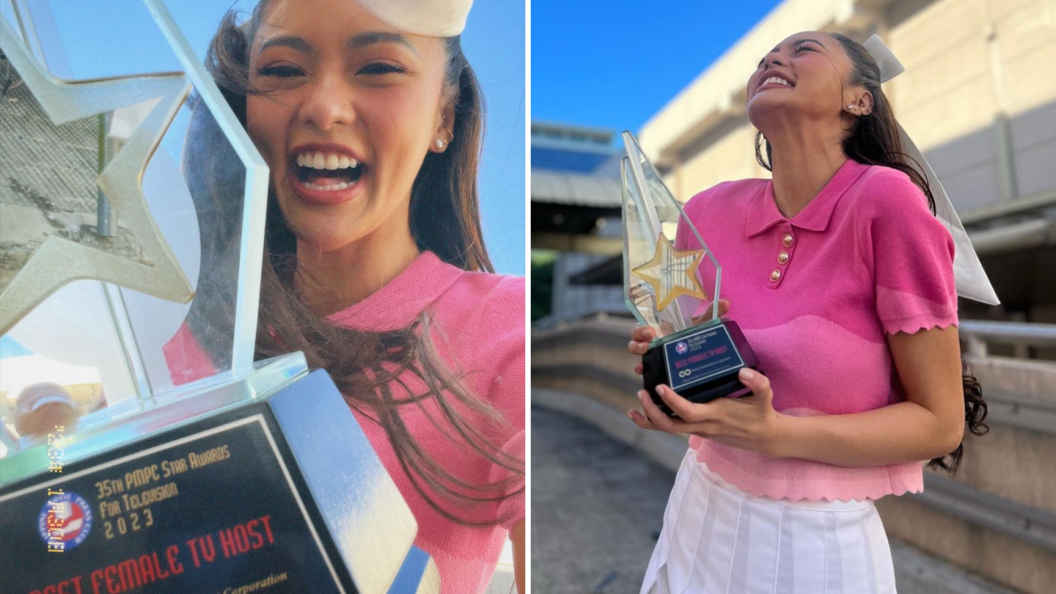 Kim Chiu receives first award as TV host: ‘First award as a host and I ...