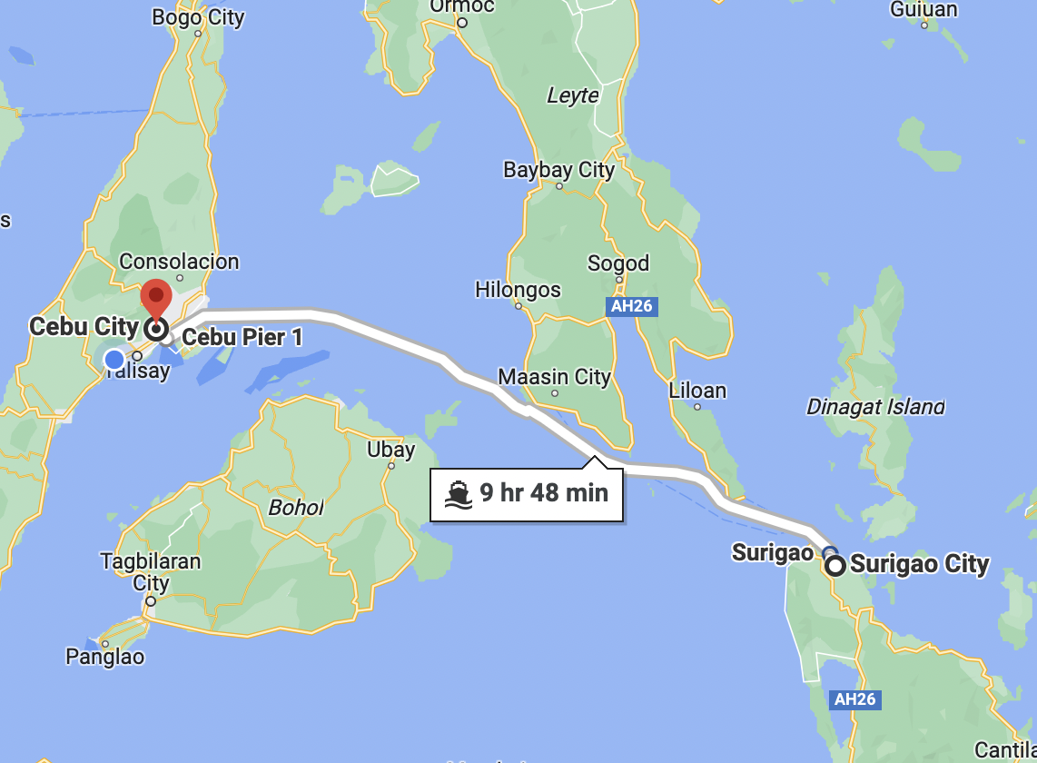 Roro stuck for more than 4 hours after running aground near Camotes and ...