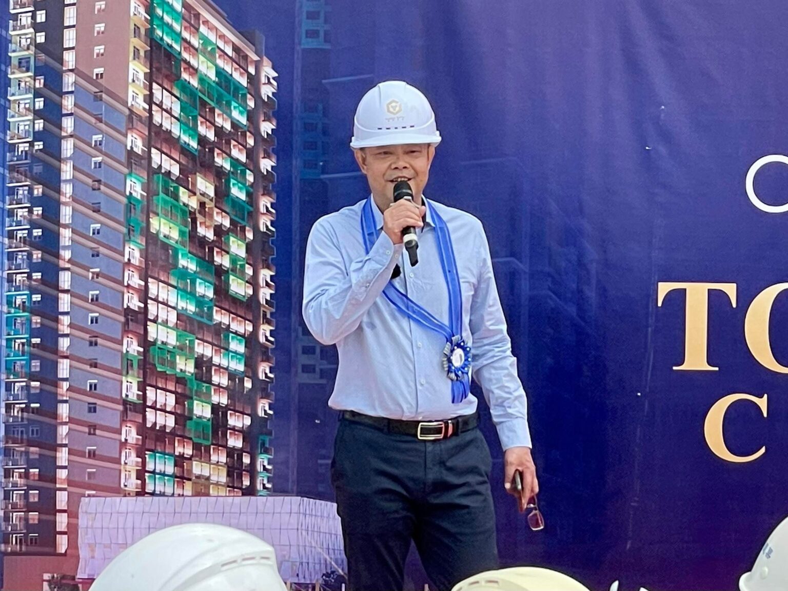 Golden Topper celebrates another milestone with the topping off of City ...