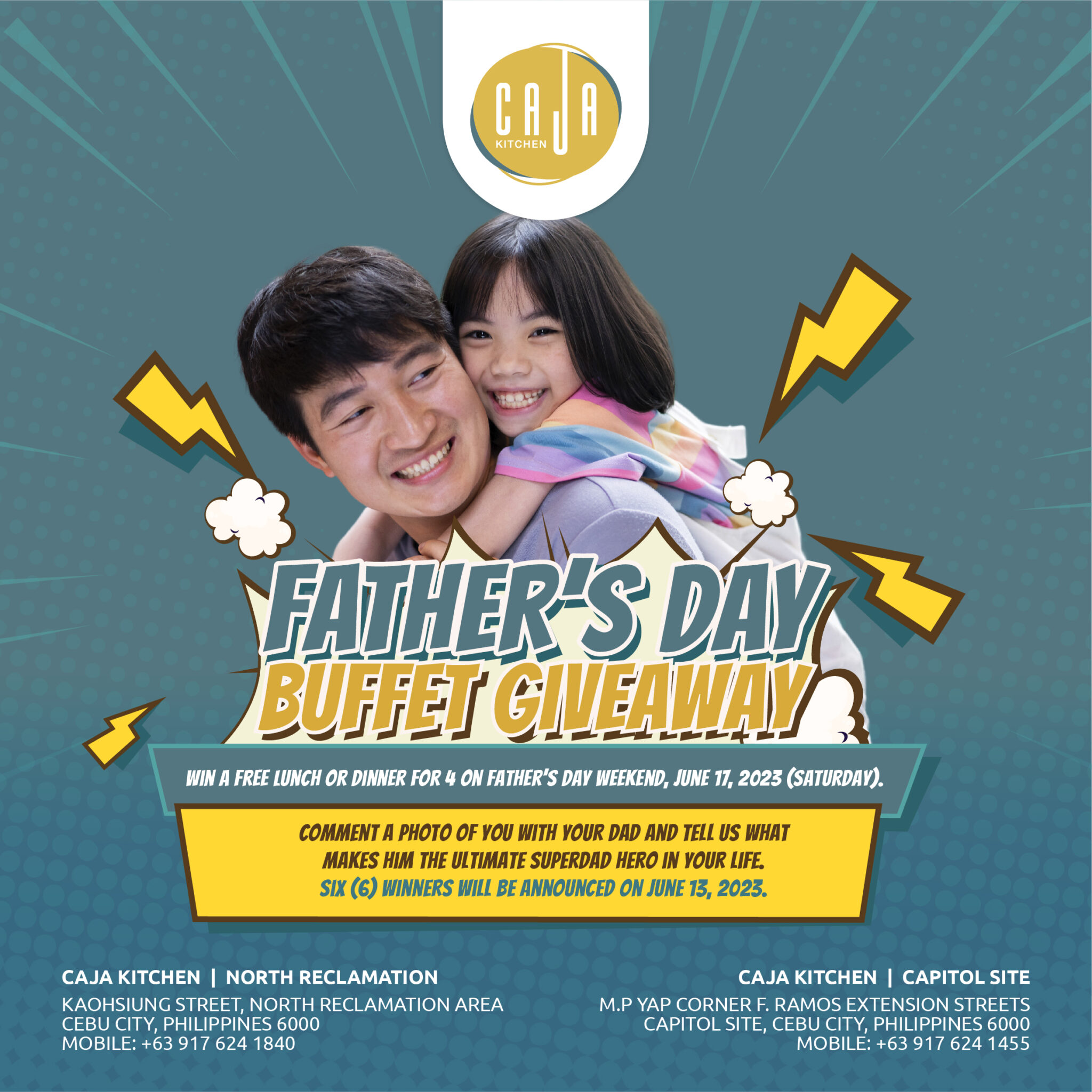 Win a Superhero Feast for Dad: Join the Father's Day Buffet Giveaway at ...