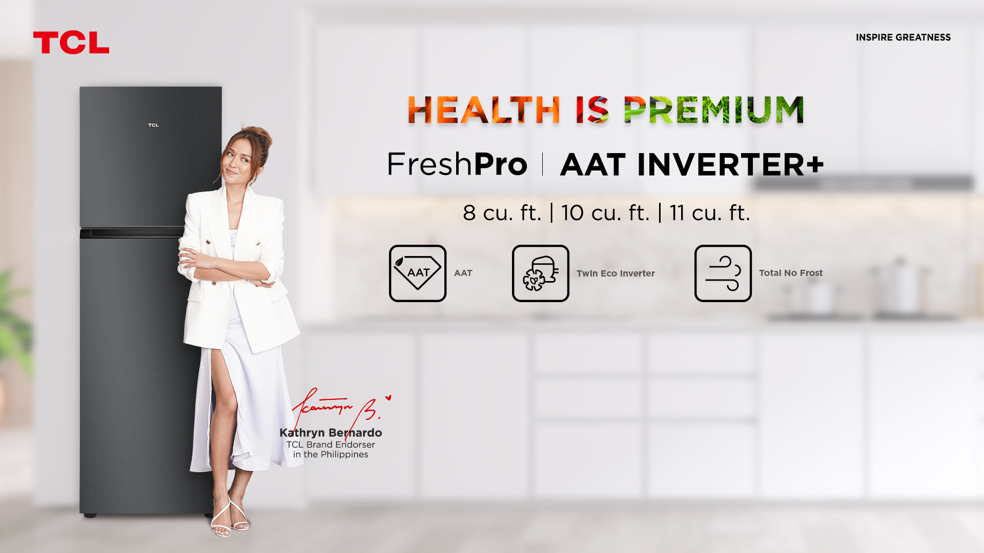 TCL AAT Inverter+ Refrigerators take the lead to a healthier lifestyle