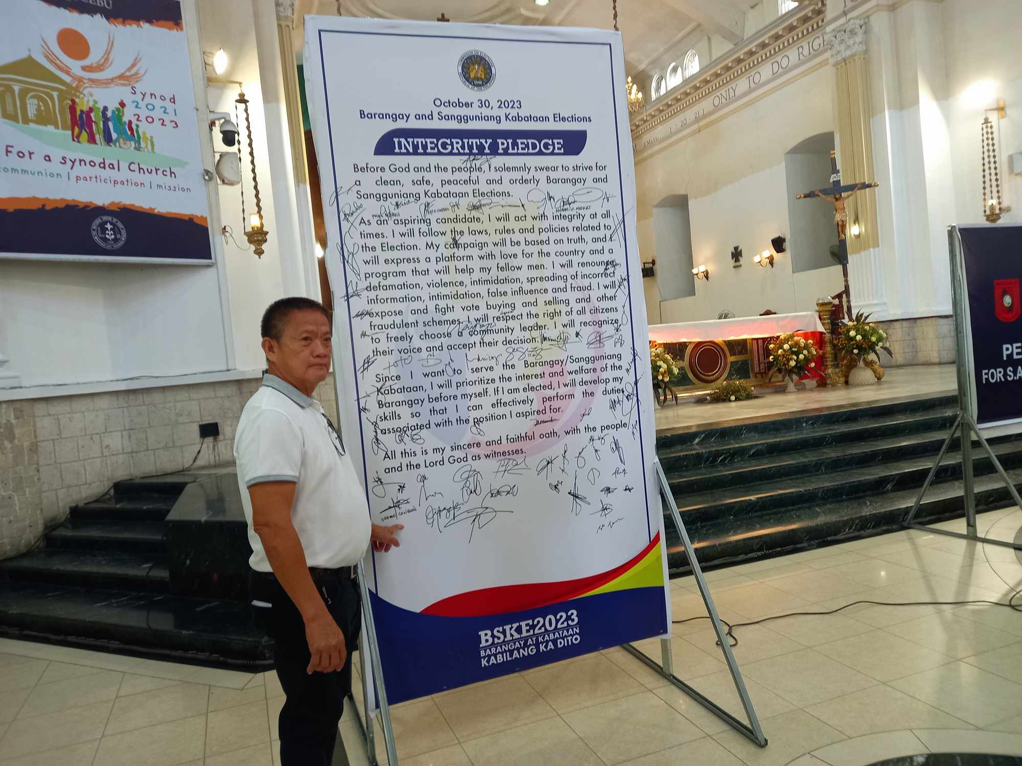 Hundreds of Mandaue bets ink election peace covenant
