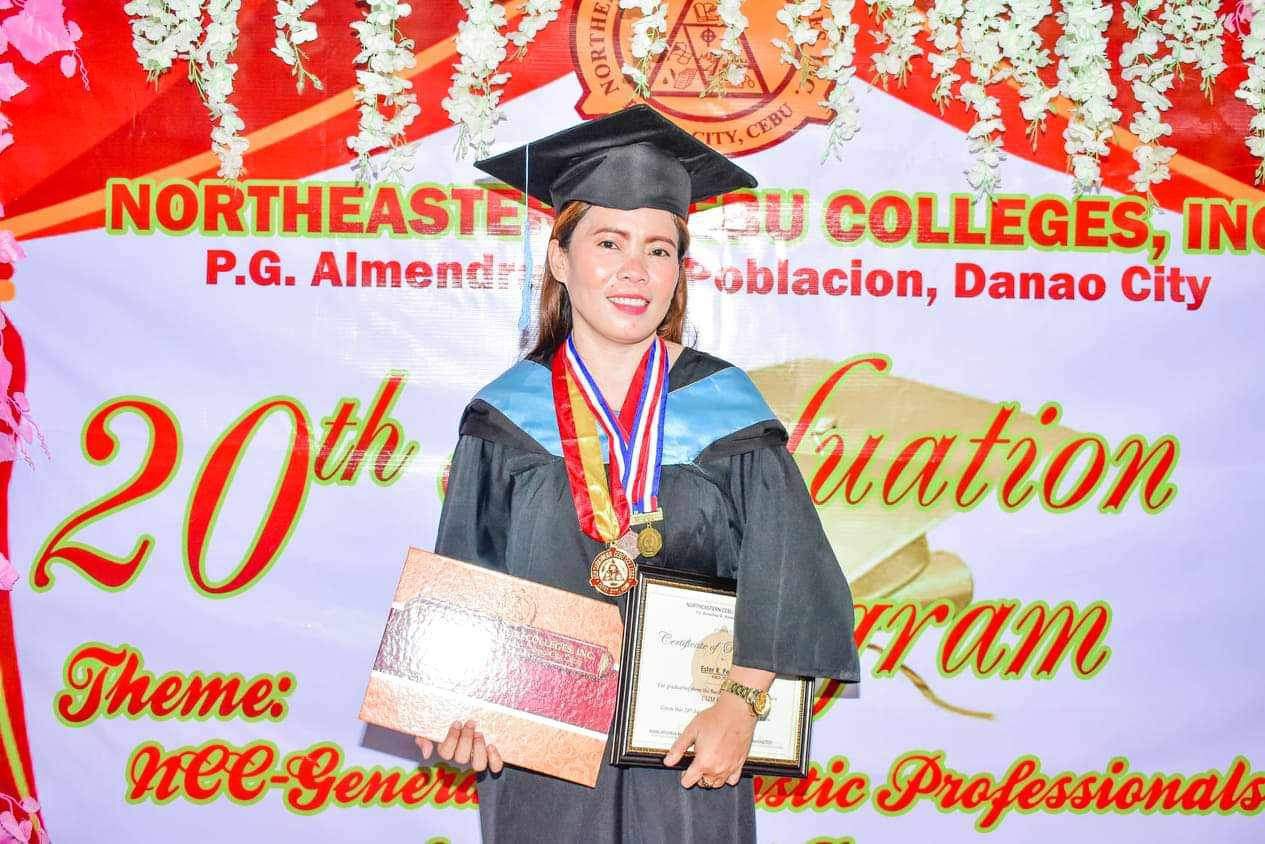 FACES OF CEBU: Ester Pelaez, 38, security guard turned college teacher ...