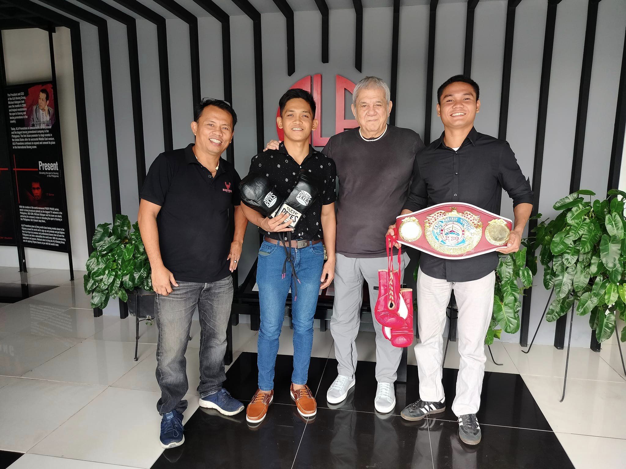 Villamor says thanks to his former manager