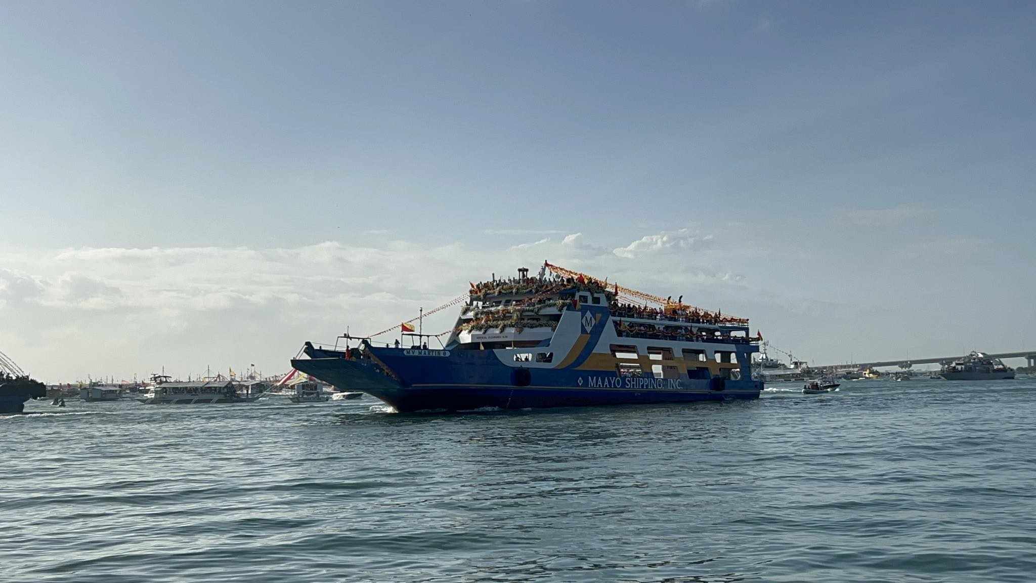 Fluvial parade: A sea procession for the Sto. Niño
