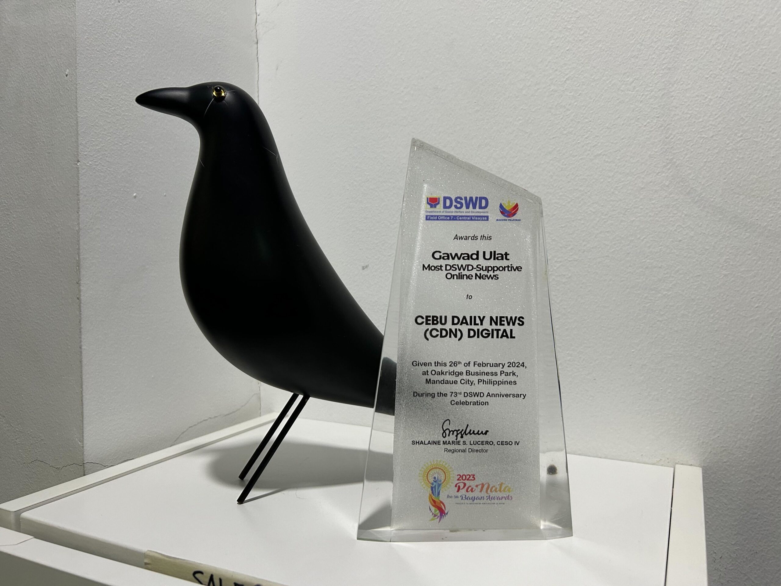 CDN Digital hailed as Most Supportive Online News by DSWD