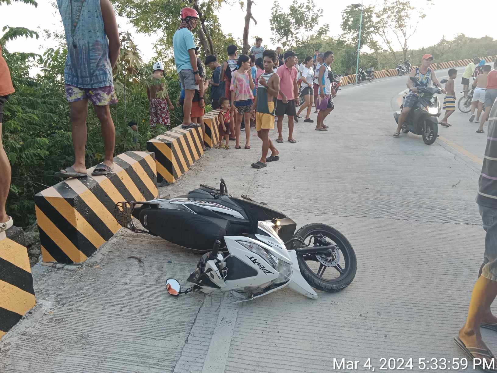 Alcoy accident: Motorcycle hits barrier; retired seafarer dead
