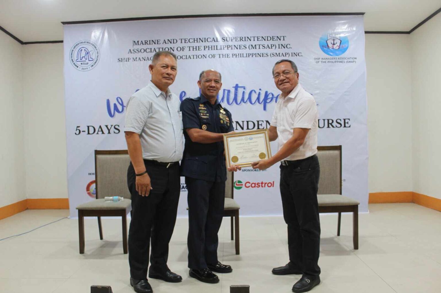 MTSAP and SMAP 5 days ship superintendency course at PCG Headquarters Cebu