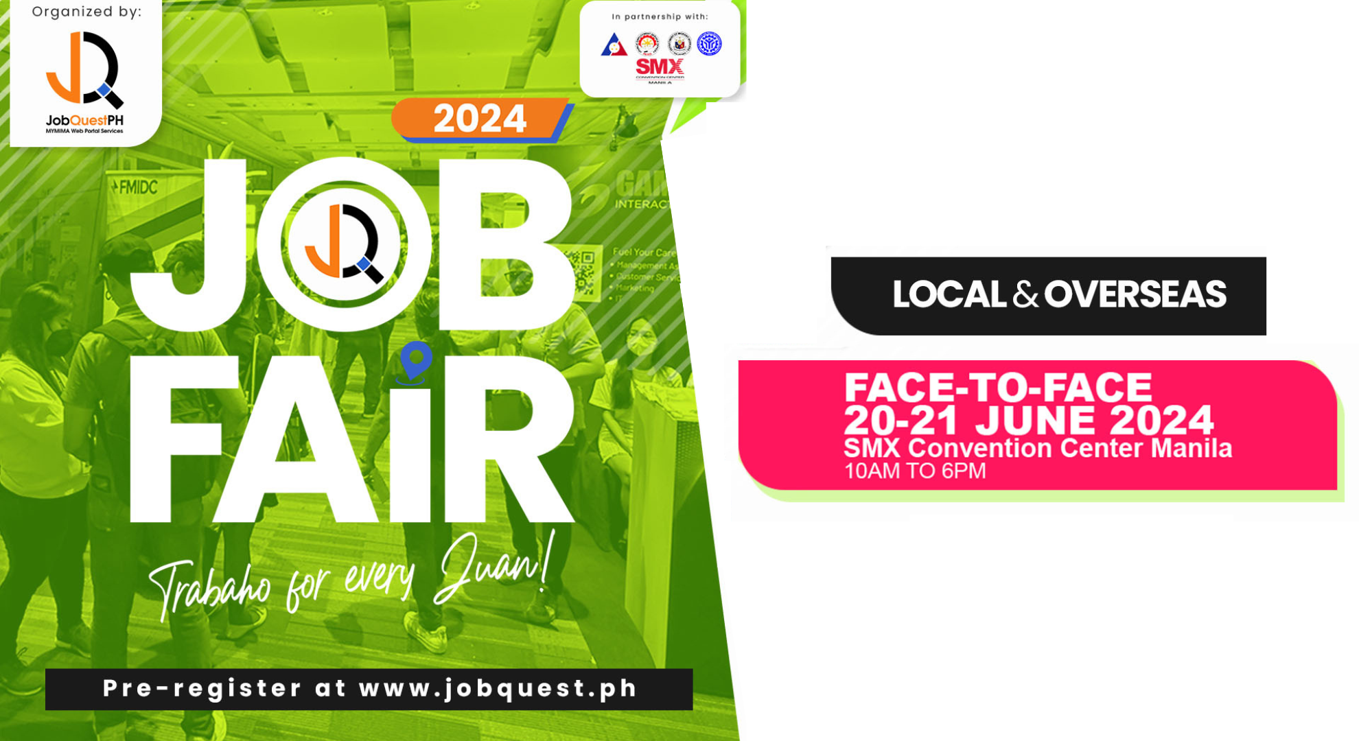 Figure out your next career move at the JobQuestPH Job Fair on June 20 ...