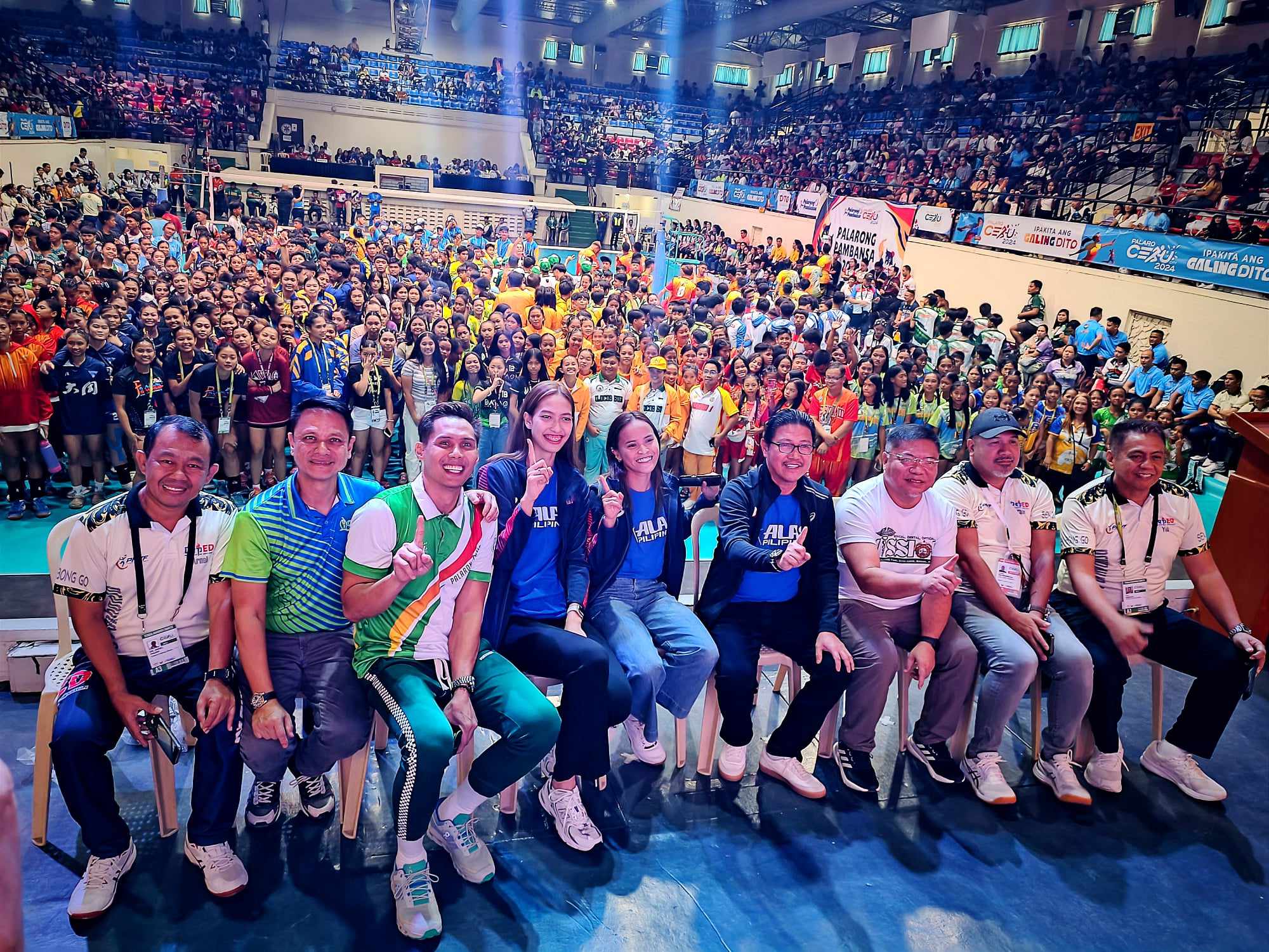 Rondina, Gagate inspire Palarong Pambansa volleyball athletes | Cebu ...