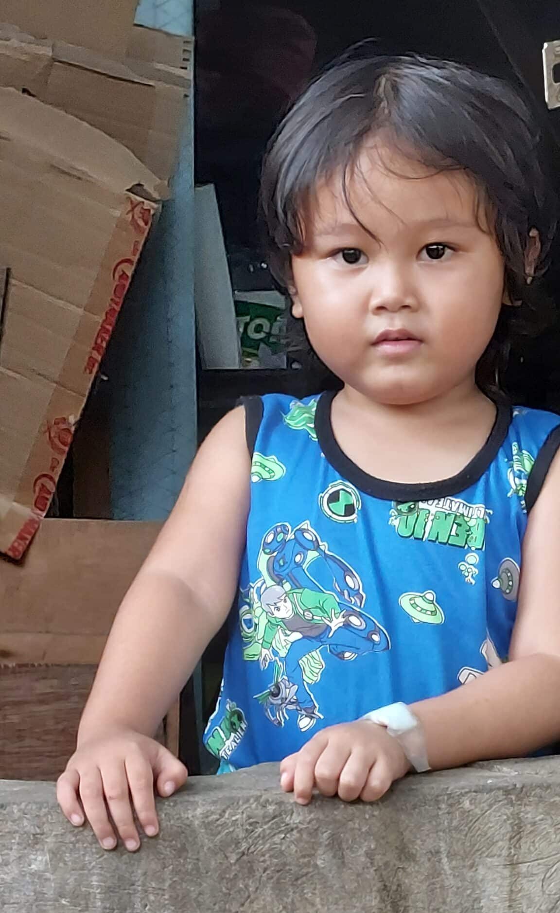Three-year-old boy needs help