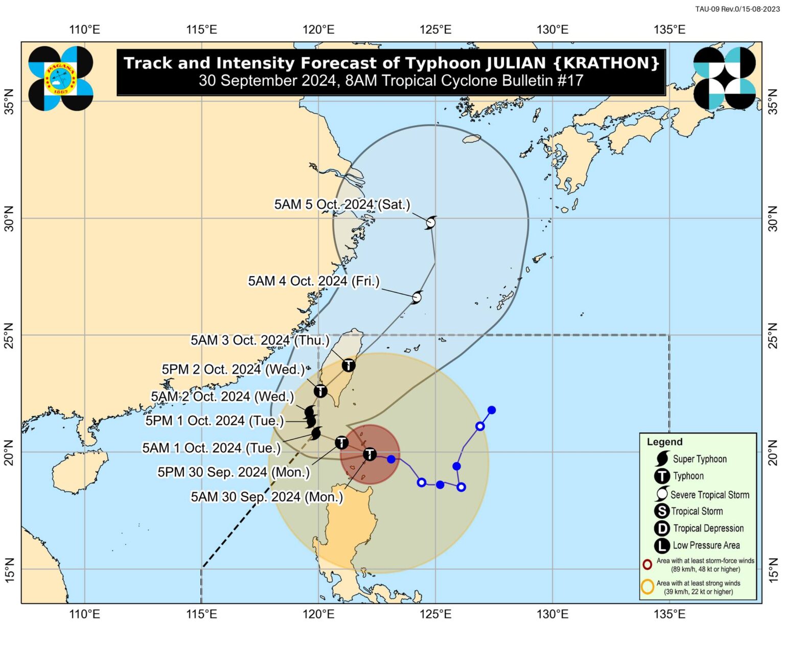 'Julian' nears super typhoon category | Cebu Daily News