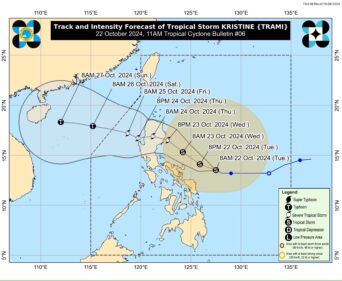Kristine update: Signal No. 2 raised in 5 areas | Cebu Daily News