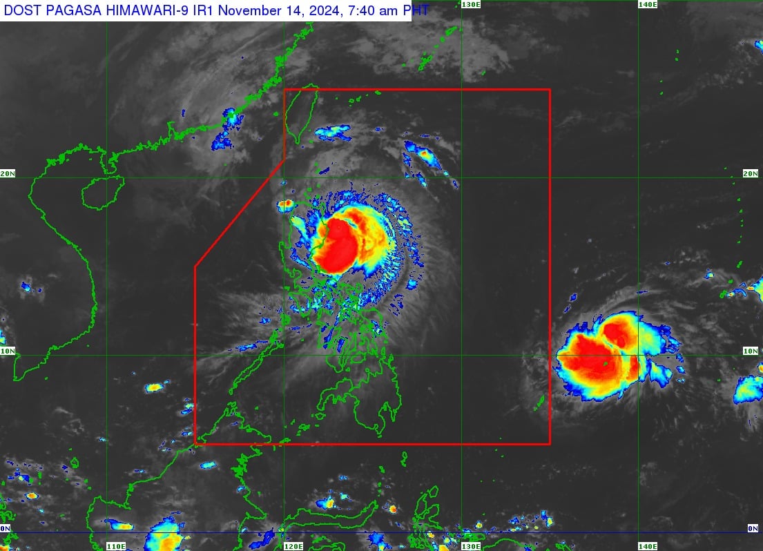 Ofel is now a super typhoon