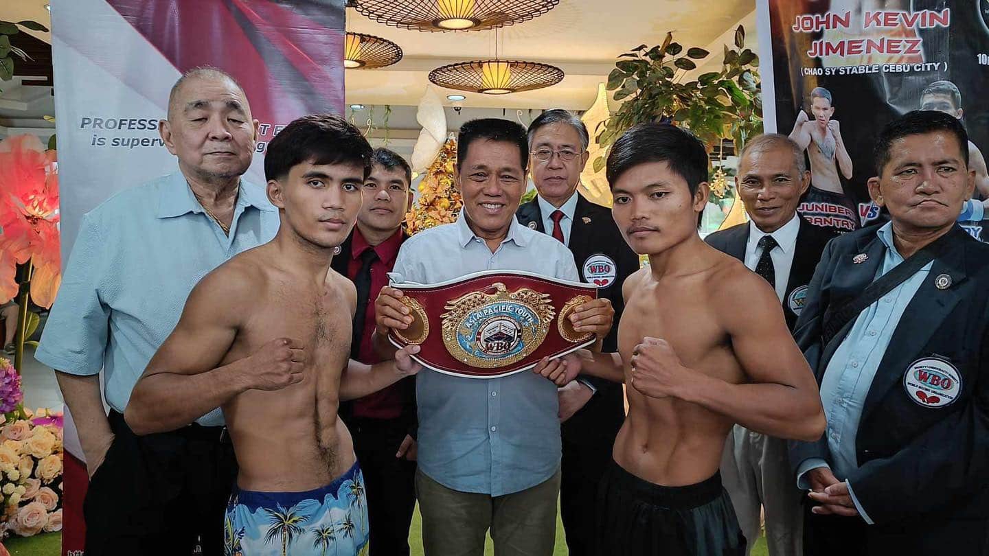 Jimenez, Sumabong set for WBO youth title clash in Naga City | Cebu ...