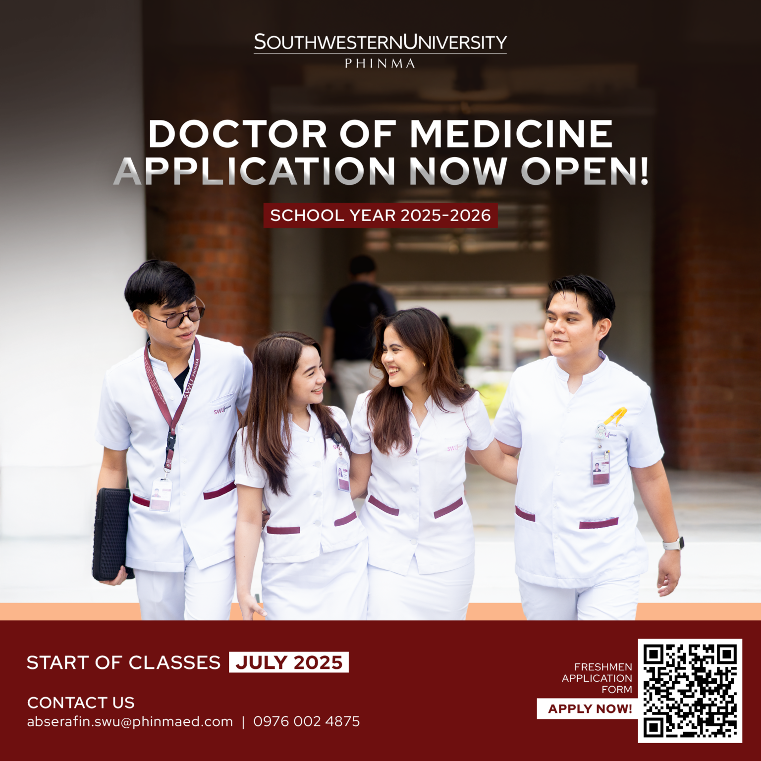 SWU PHINMA School of Medicine now accepting freshmen applications for ...
