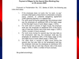 DOLE issues pay rules for Chinese New Year holiday on Jan 29 | Cebu ...
