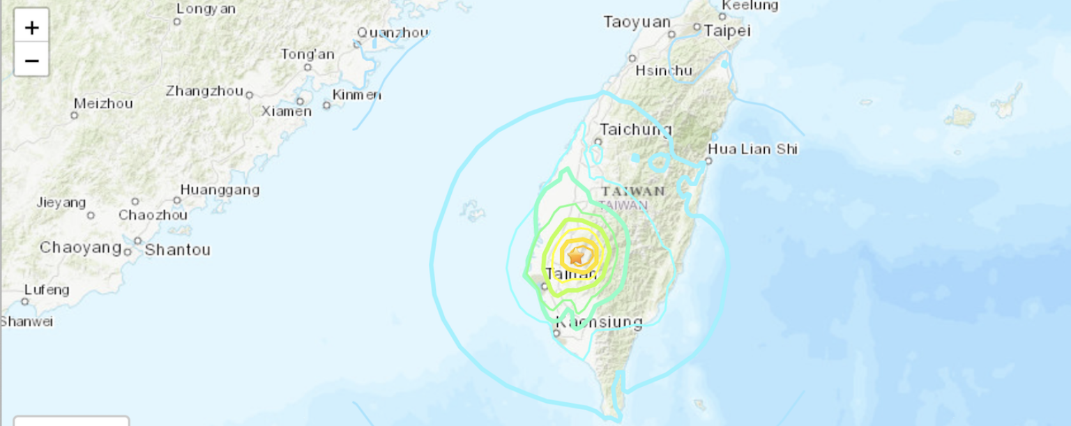 6.0 magnitude earthquake shakes Taiwan update: 27 hurt