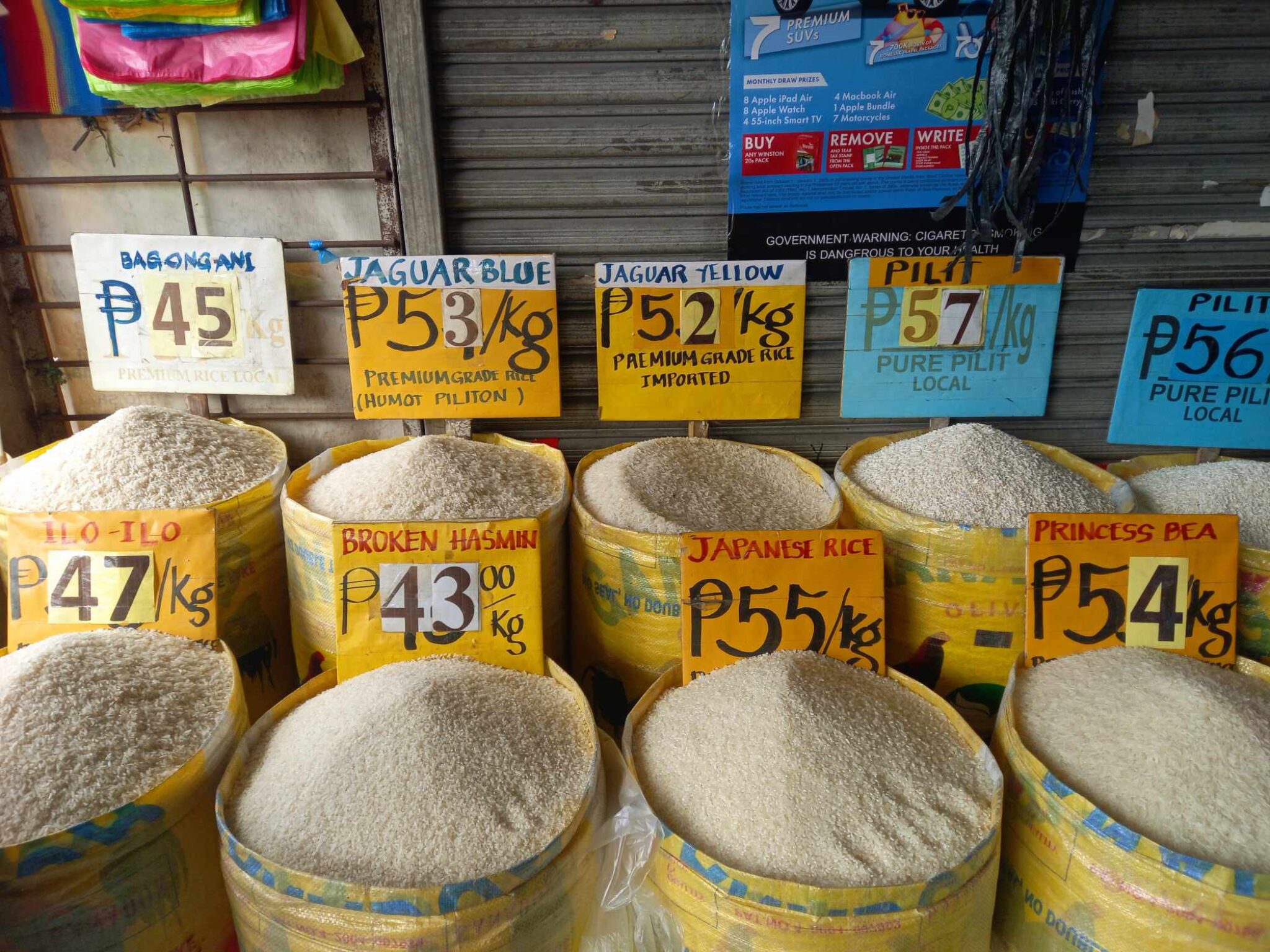 Rice prices drop by P1 to P15 in Mandaue City Public Market