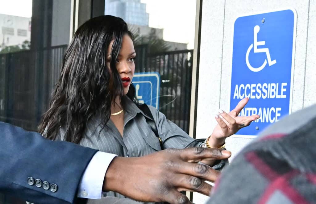 A$AP Rocky dives into Rihanna's arms as not guilty verdict is read