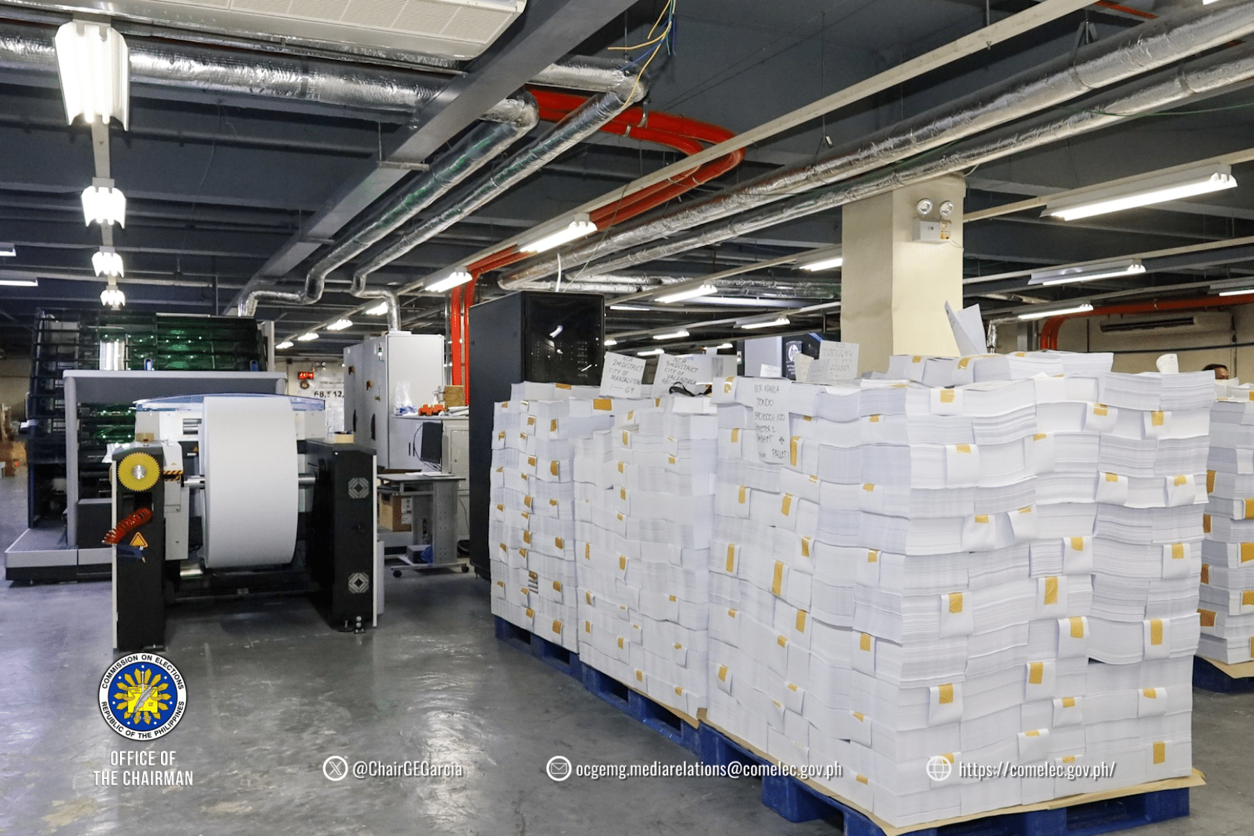 Comelec completes printing of ballots for May 2025 polls | Cebu Daily News