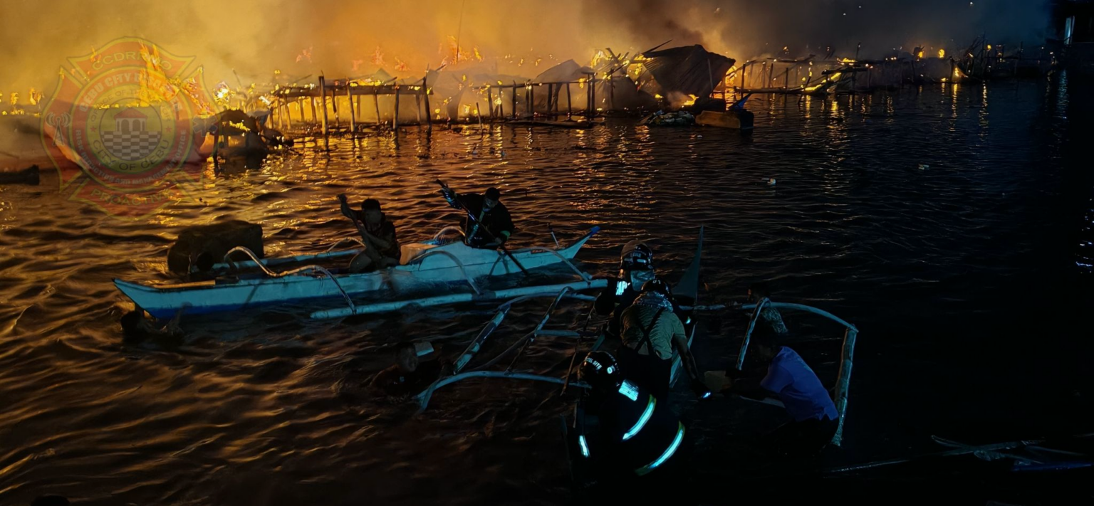 100 houses burned down in 2-hour fire in Mambaling, Cebu City