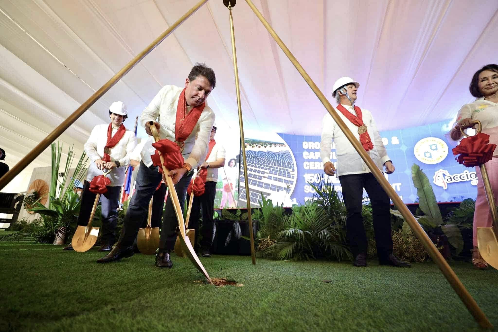 Solar power plant breaks ground in Daanbantayan | Cebu Daily News
