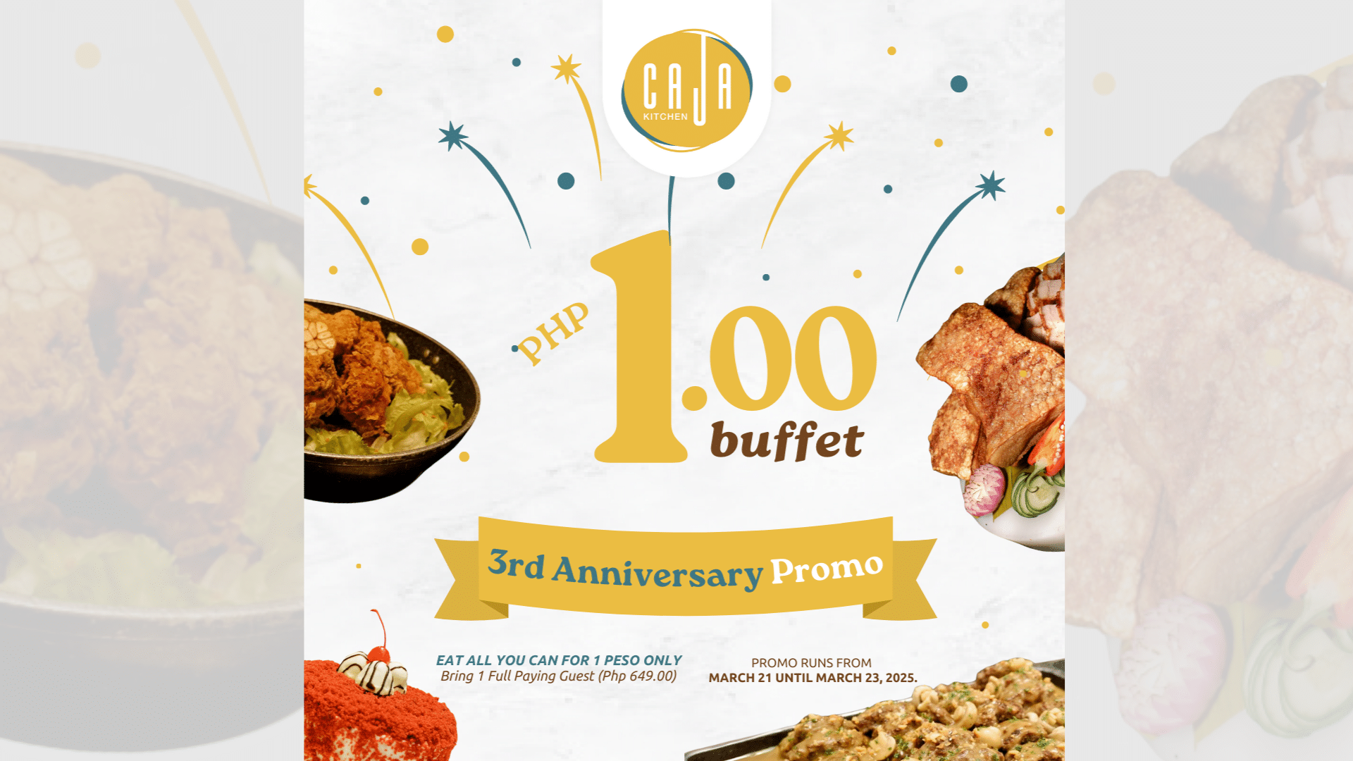 Celebrating three years of great food and memorable moments: Caja ...