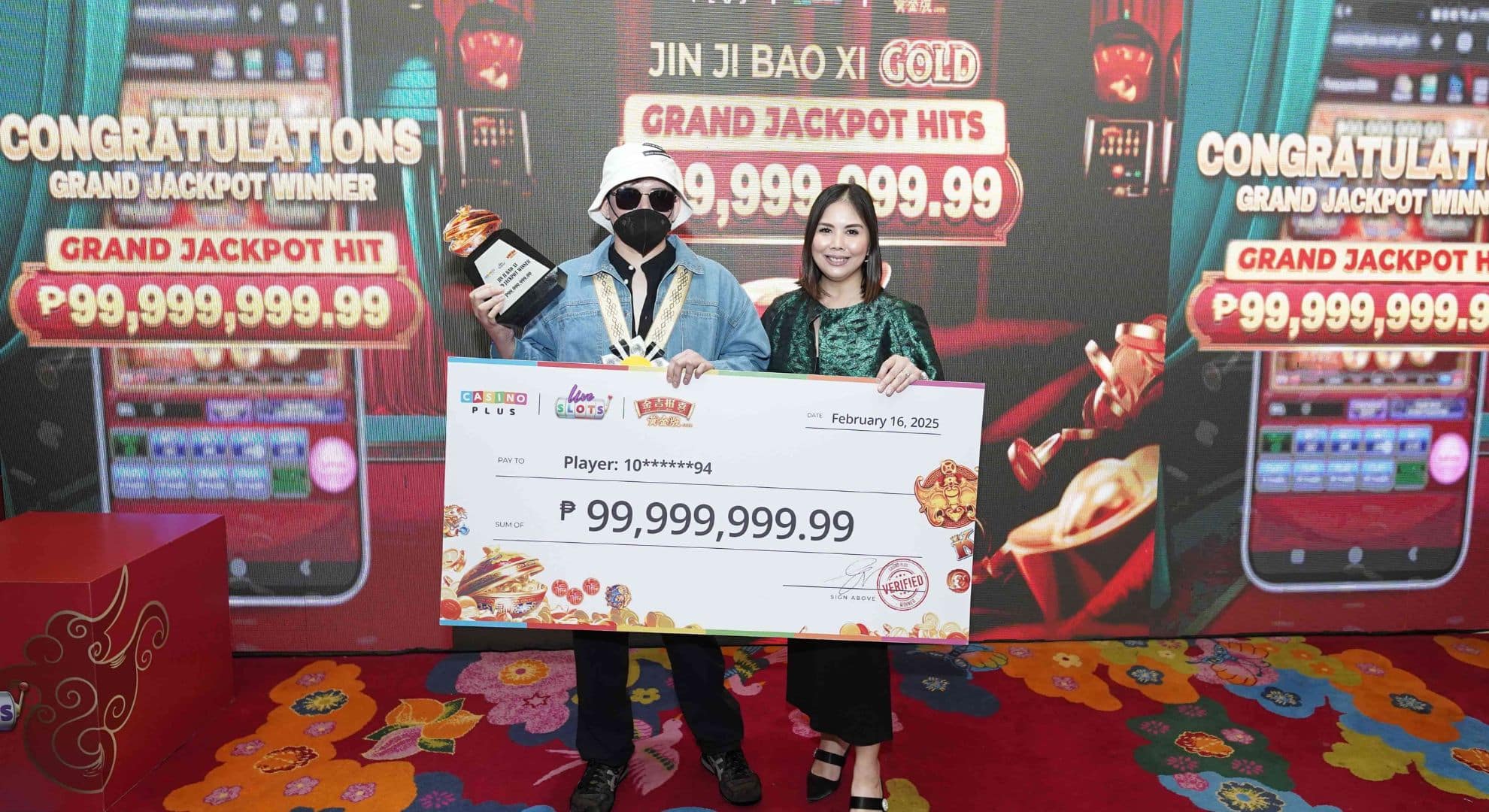 Casino Plus pays out ₱99.99M Grand Jackpot on Jin Ji Bao Xi Gold | Cebu Daily News