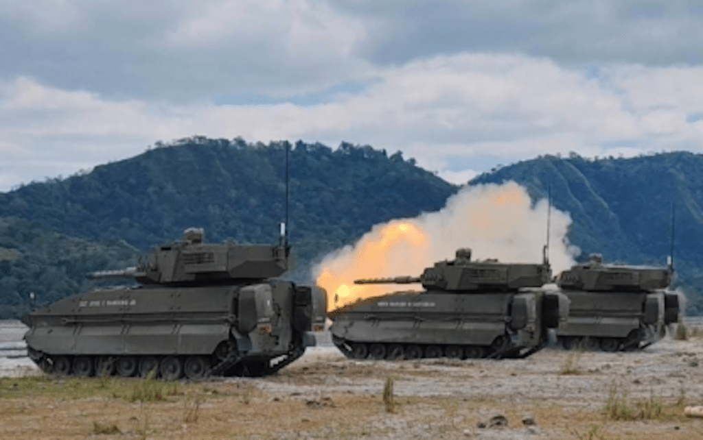 Army light tanks, other modern weapons show live-fire capabilities