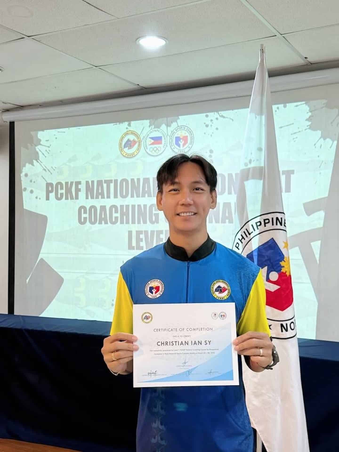 Christian Sy aims to share knowledge as PCKDF certified coach