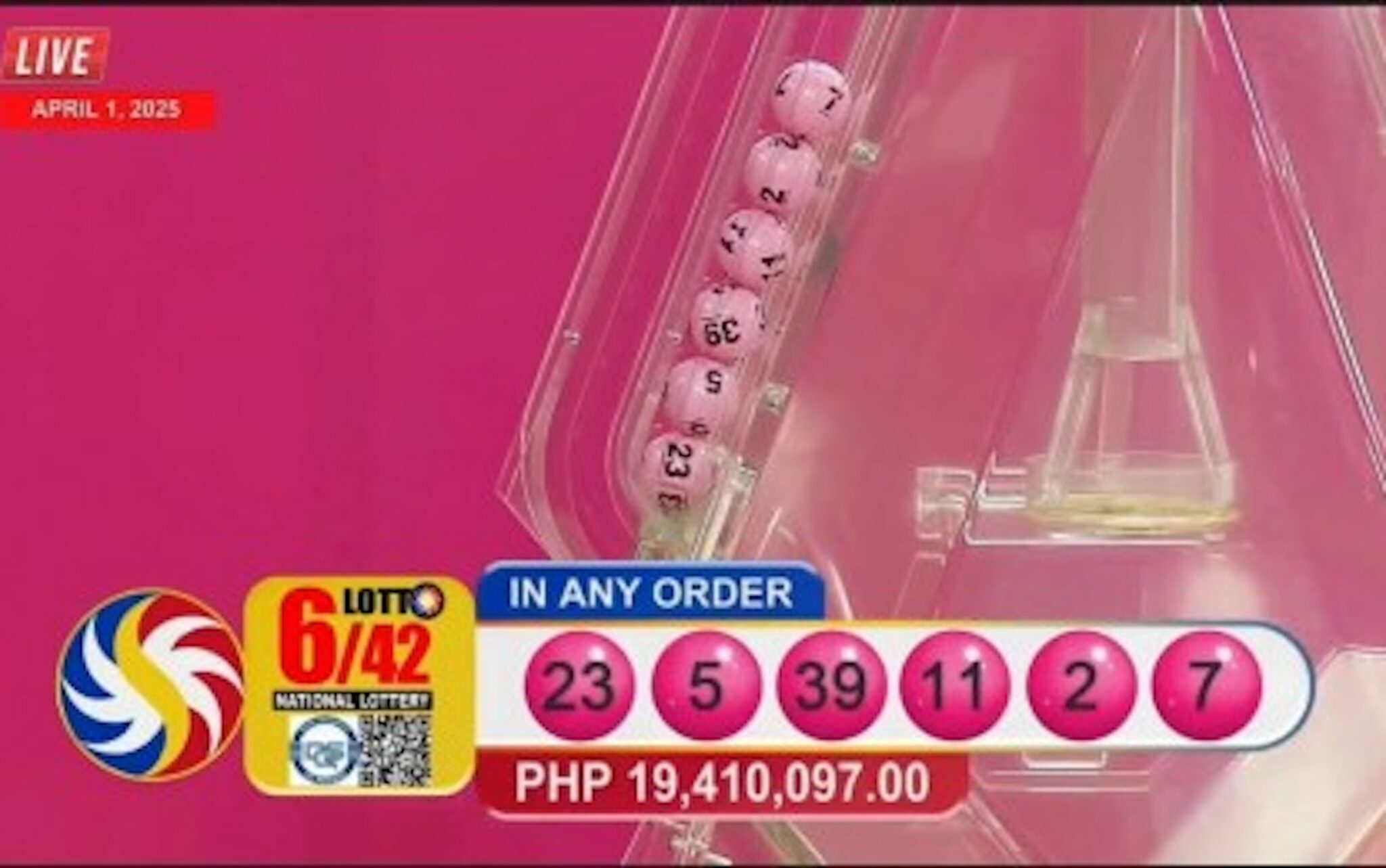 Still no winners for Grand Lotto 6/55, Lotto 6/42 draws - PCSO