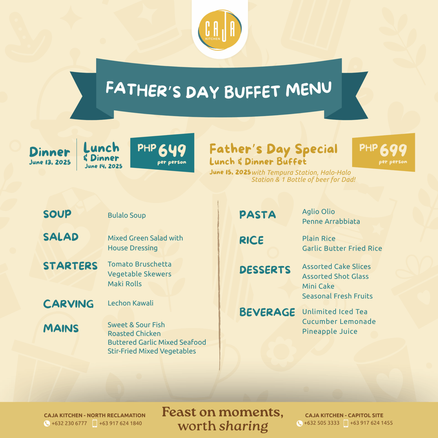 Raise a toast to Dad: Father’s Day buffet feast at Caja Kitchen Cebu ...